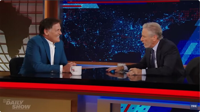 Mark Cuban interviewed on The Daily Show - Pi Lambda Phi Fraternity