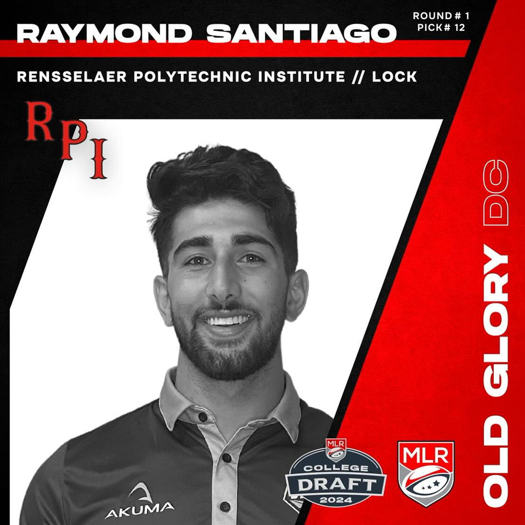 Ray Santiago - Major League Rugby first round draft pick - Pi Lambda ...